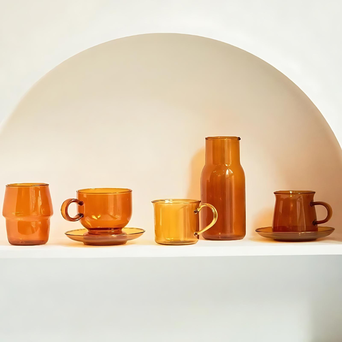 Amber Glassware Collection – The Simple Society